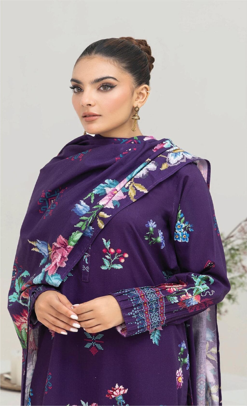 Seher by Gulljee Khaddar A-06 New Khaddar Collection