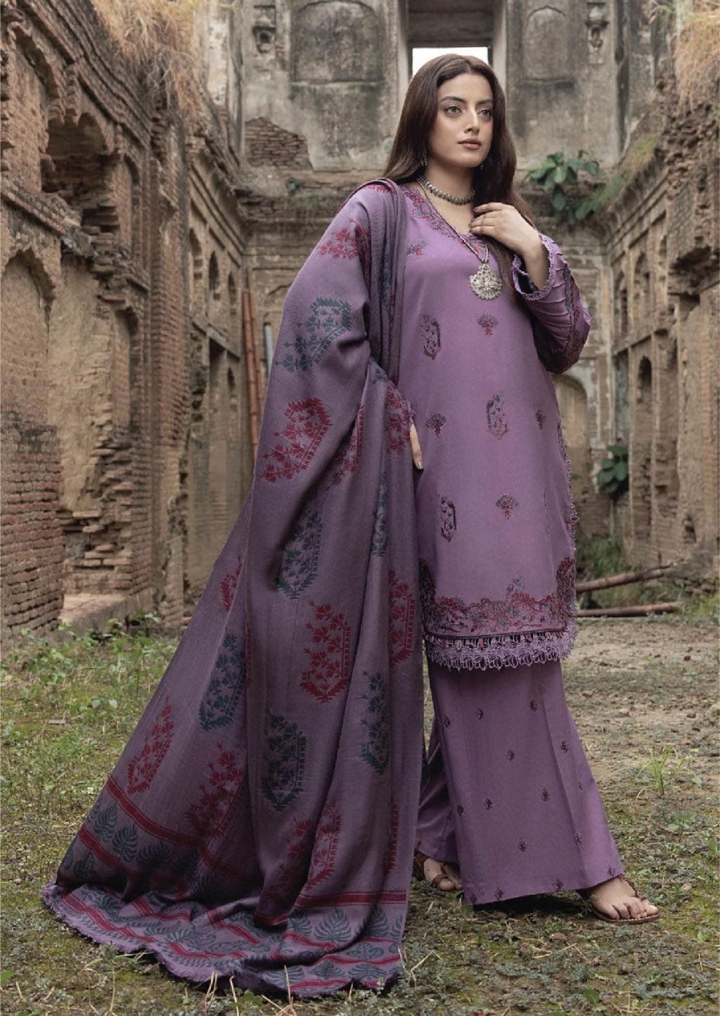 Mahrosh by Celts Vol 2 MC-09 Embroidered Dhanak