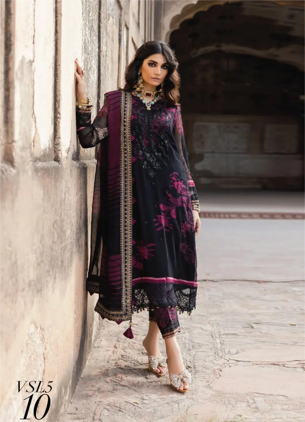 Vasal by Charizma Embroidered Chiffon Collection