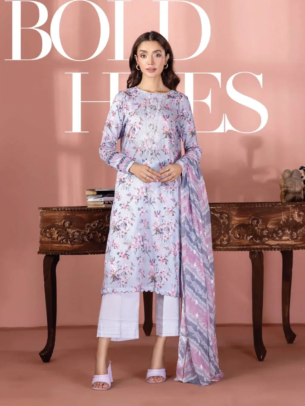 Banafsha by Gulljee D-06 Printed Embroidered Lawn