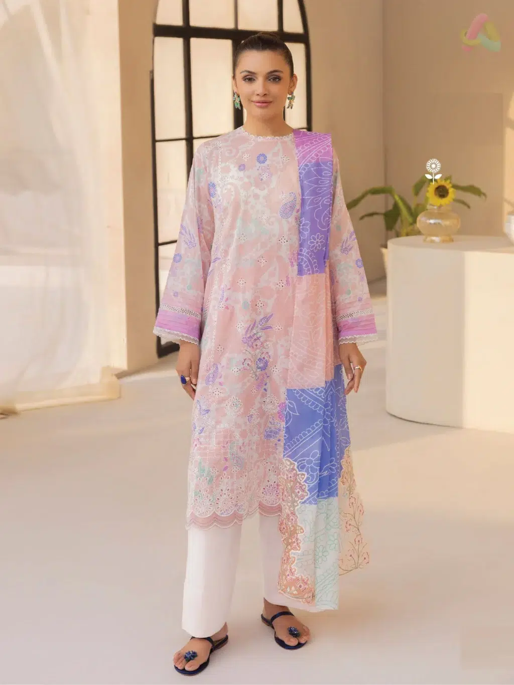 Kali by Brenish D-03 Embroidered Lawn Collection